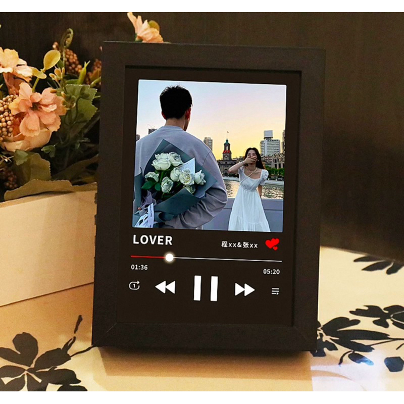 Custom Photo Frame with Music | Shopee Singapore