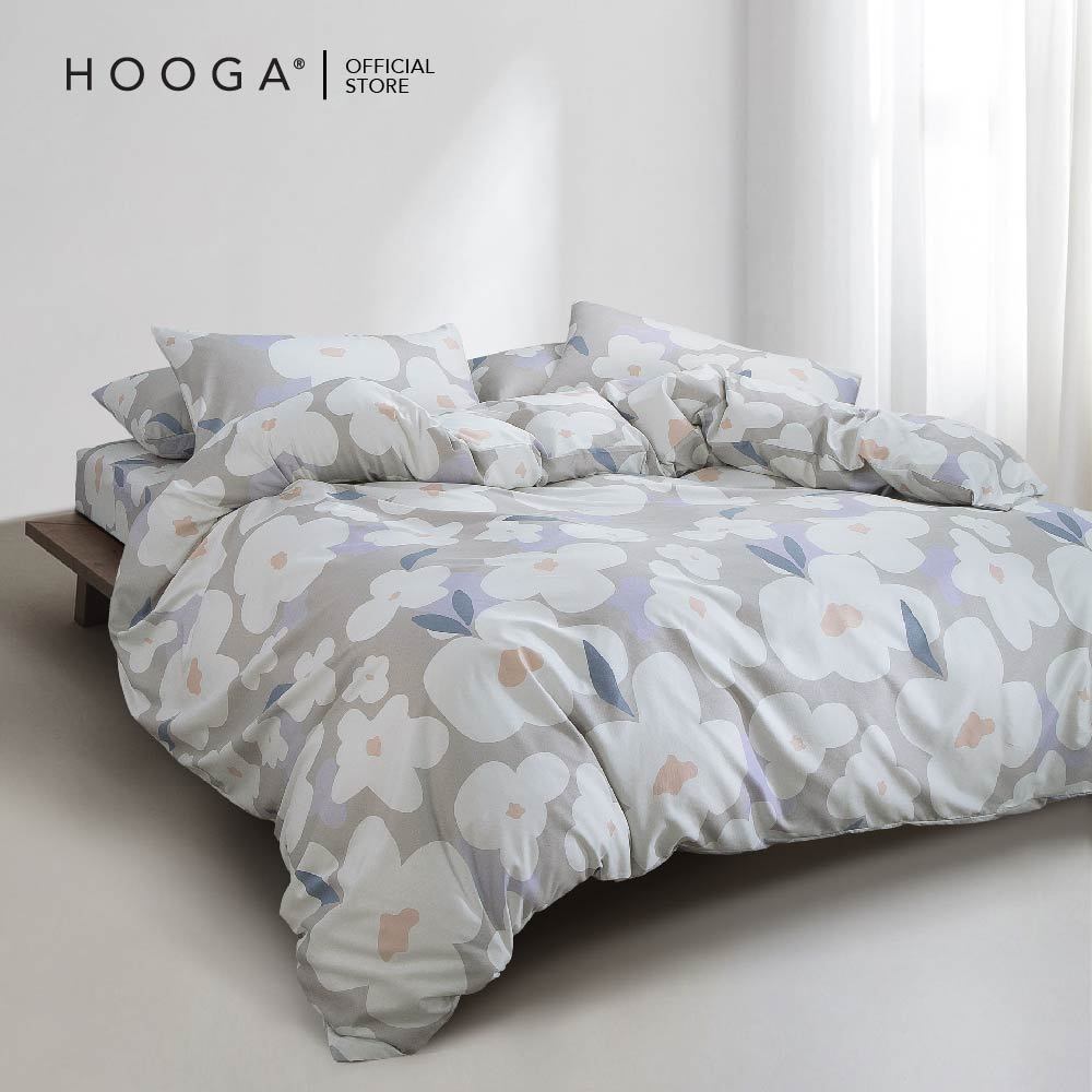 Hooga Estelle 990TC Buttersoft Bedsheet Comforter Set (Orange Label ...