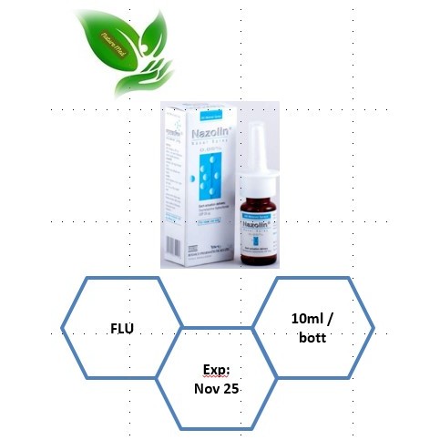 Nazolin Nasal Spray 0.5% (Exp Nov 2025) | Shopee Singapore