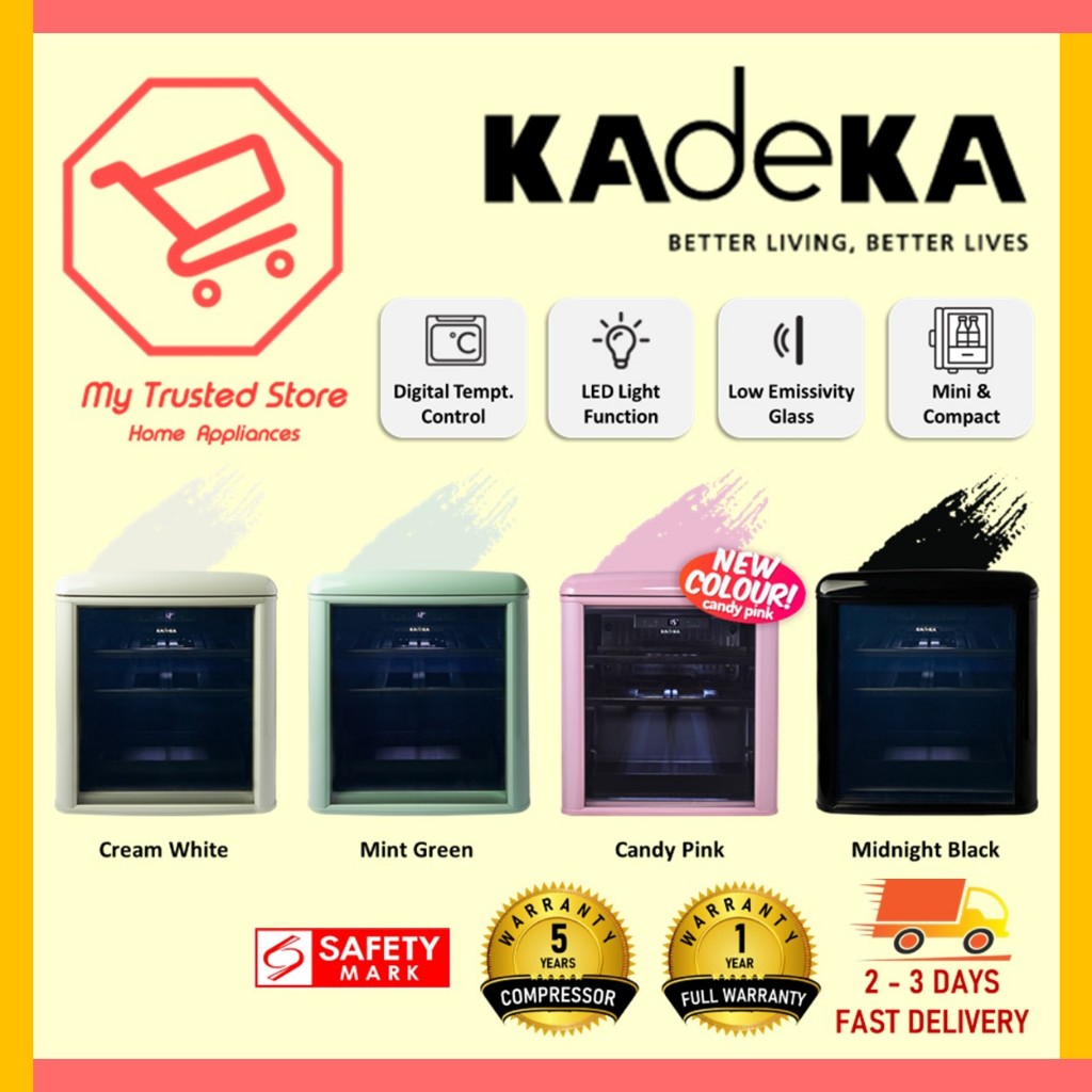 KADEKA KP115ER Play Series 10 Bottle Wine Chiller / Mini Bar | Shopee ...