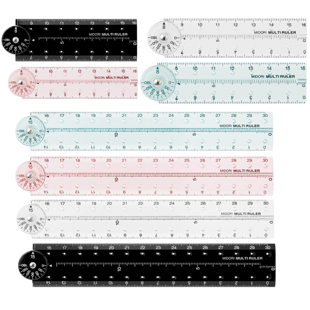 Midori Multi Ruler (30cm and 16cm) | Shopee Singapore