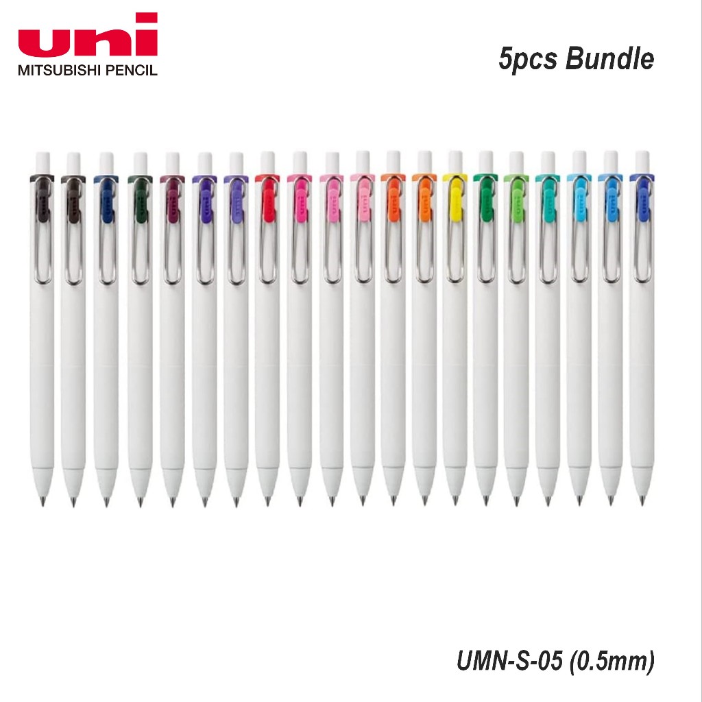 Uni-ball ONE Gel Pen 0.5mm UMN-S-05 (Bundle of 5pcs) | Shopee Singapore