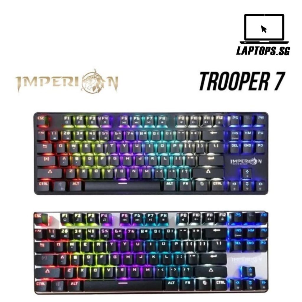 Mechanical Gaming Keyboard Imperion Trooper 7 OTEMU Blue Switch (silver ...