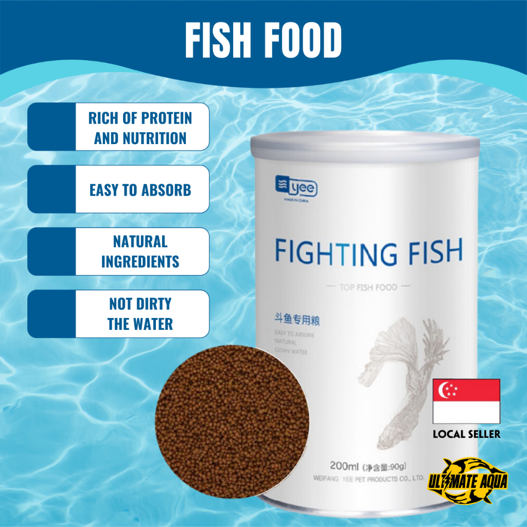 YEE Aquarium Fish Food For Betta Fish, Protein-Rich Fighting Pet Food ...