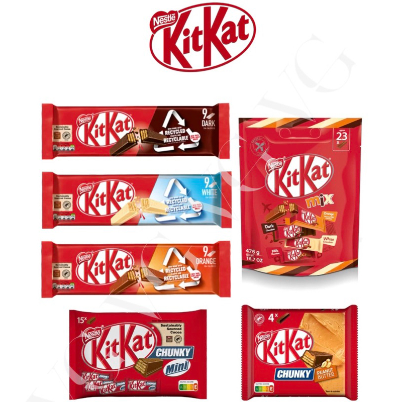 [SG STOCK] KITKAT DARK/ KITKAT WHITE/ KITKAT ORANGE/ KITKAT x4 CHUNKY ...