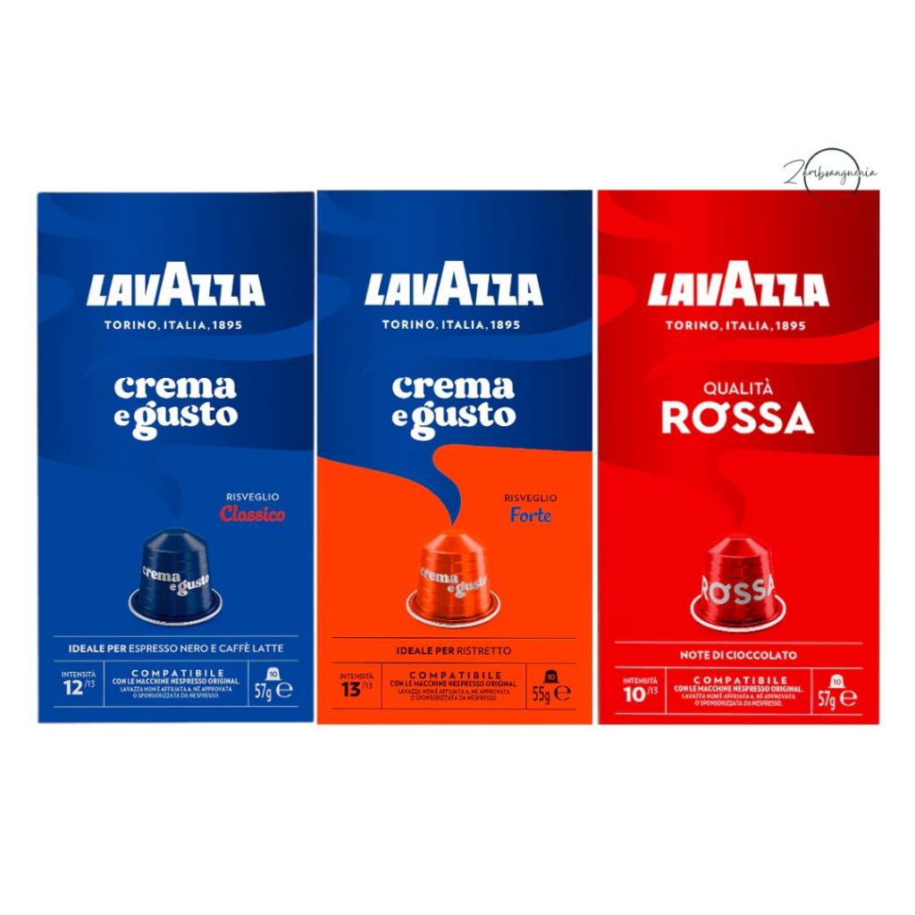 LAVAZZA Coffee Capsules (Classico | Forte | Qualita Rossa) (10 capsules ...