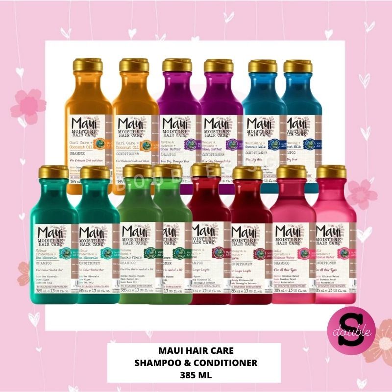 Maui Moisture - Nourishing / Daily Hydration / Curl Care + Coconut Oil Shampoo /Conditioner ...