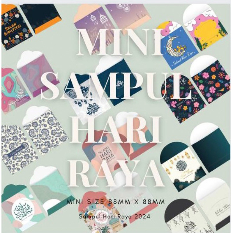 CAT MINI SAMPUL HARI RAYA AIDILFITRI CHEAP 2024 | Shopee Singapore