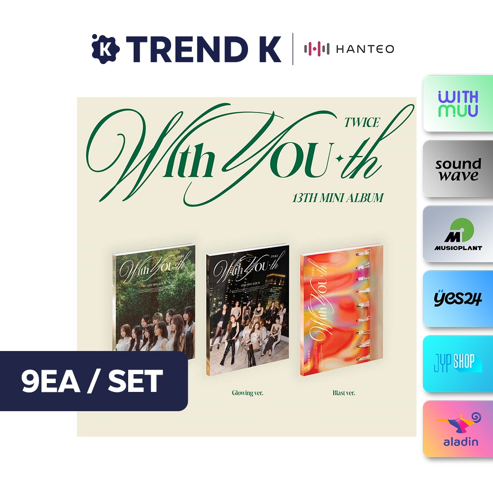 TWICE - 12th Mini Album [With YOU-th] (9ea SET) | Shopee Singapore