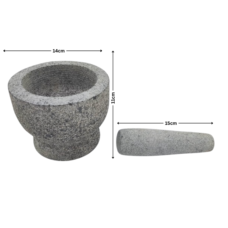 SG SALE!!! MARBLE DESIGN STONE POUNDER / GRINDER MOTAR & PESTLE SET ...