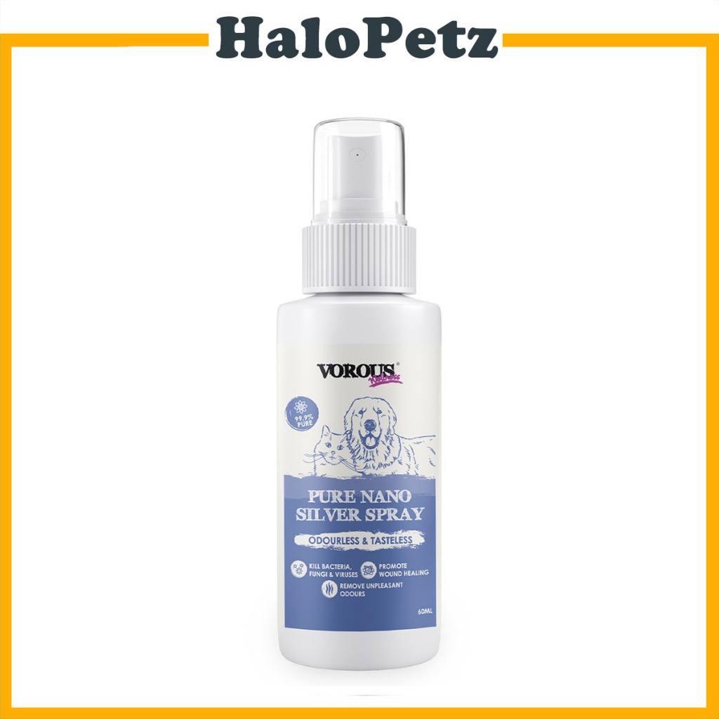 Vorous Pure Nano Silver Spray For Cats & Dogs 60ml | Shopee Singapore