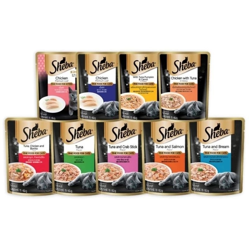 [Bundle Promo 12 Packs] Sheba Wet Food Pouches 85g | Shopee Singapore