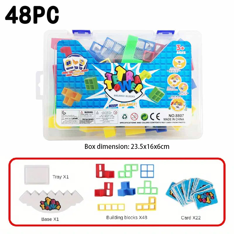 GU [SG STOCK] Tetra Tower Balance Building Blocks Russia Stacking Game ...