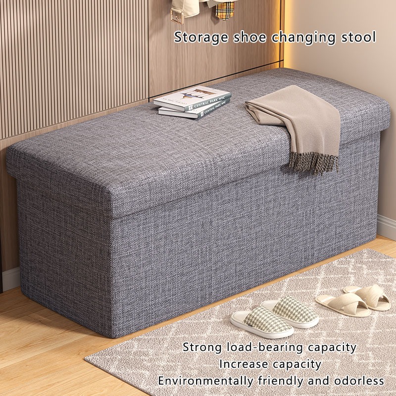 【READY STOCK】Large capacity storage box | Fabric leather Storage Box ...