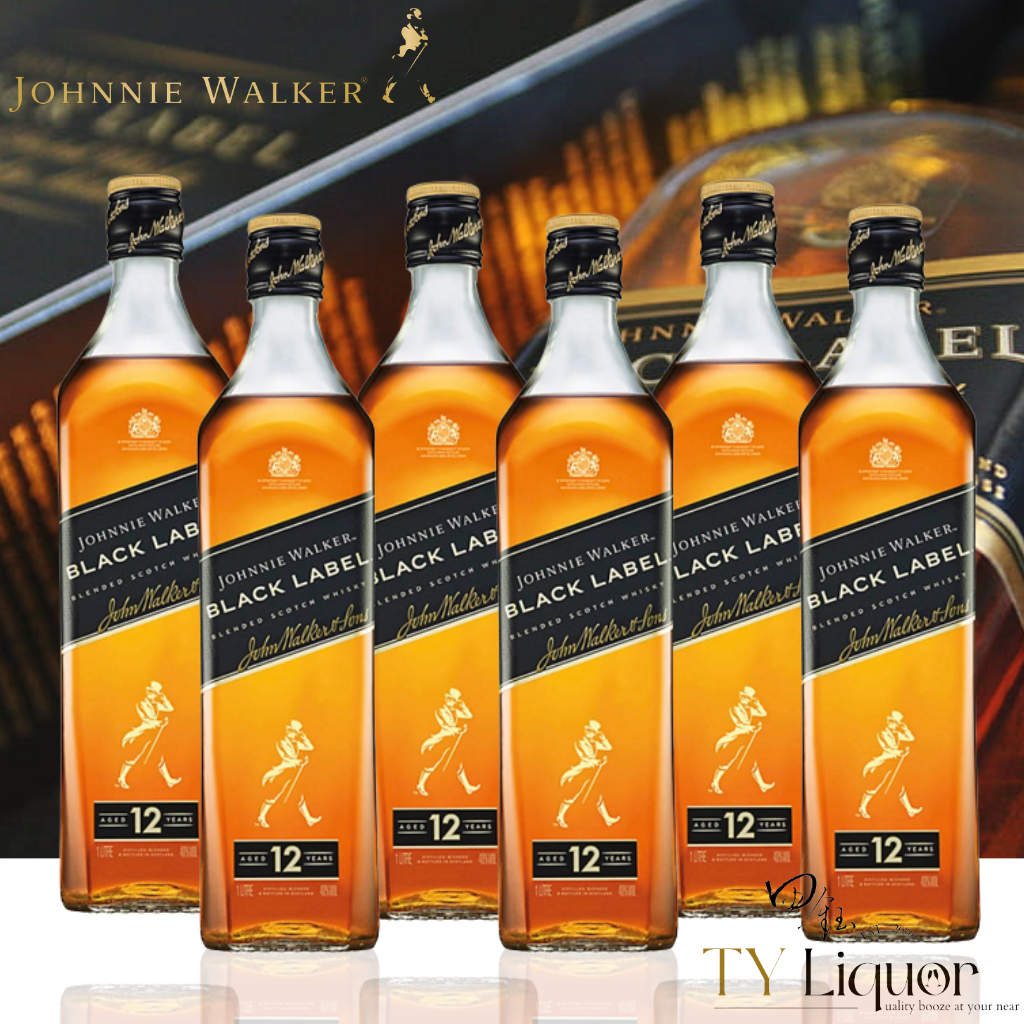 [Bundle of 6] Johnnie Walker Black Label - 700ml (No Box) | Shopee ...