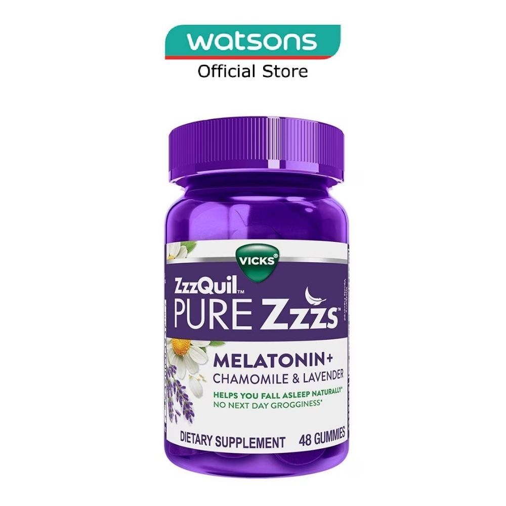 ZZZQUIL Pure Zzzs Melatonin Sleep Aid Gummies (Helps You Fall Asleep ...