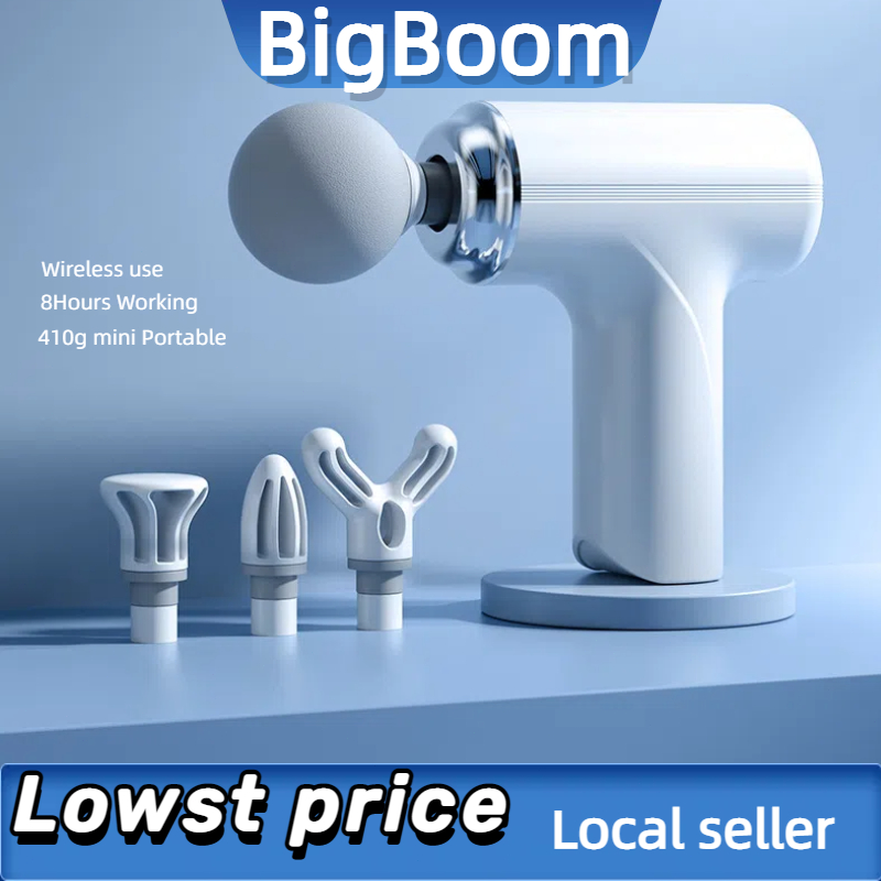 Mini Muscle Massage Gun Wireless Rechargeable Vibration Muscle ...