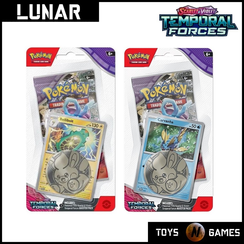 Pokemon TCG SV5 Temporal Forces Checklane Blister Set | Shopee Singapore