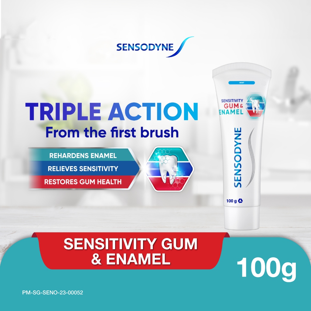 SENSODYNE Toothpaste Sensitivity Gum & Enamel (100g) | Shopee Singapore
