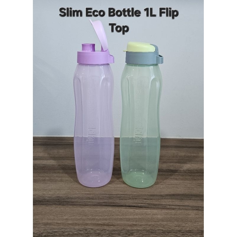 Tupperware Slim Eco Bottle 1L Flip Top (1) | Shopee Singapore