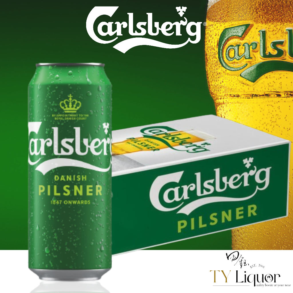 Carlsberg Can (Silver Tab), 24 Cans x 490ml | Shopee Singapore