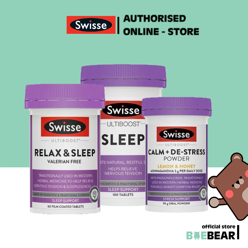 (Brand Authorised) Swisse Ultiboost Sleep 100s I Relax and Sleep 60s I ...