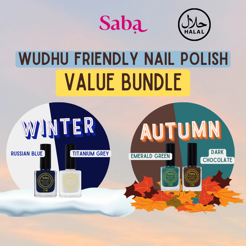 [Value Bundle Set] Saba Breathable Nail Polish | Wudhu Friendly & Halal ...