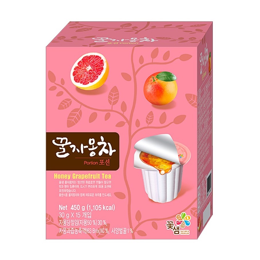 [Kotsam] Honey Grapefruit Tea 30g x 15 T/[꽃샘] 참조은 꿀 자몽차 30g x 15개 ...