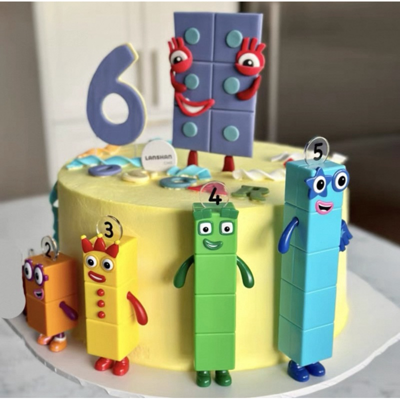 numberblocks number blocks birthday cake topper decoration toys ...
