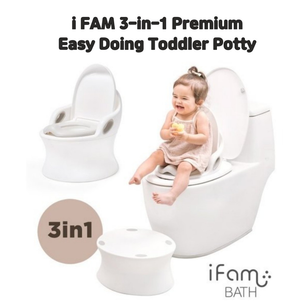 IFAM 3-in-1 Premium Toddler Potty Toilet Seat and Step Stool | Max 25kg ...