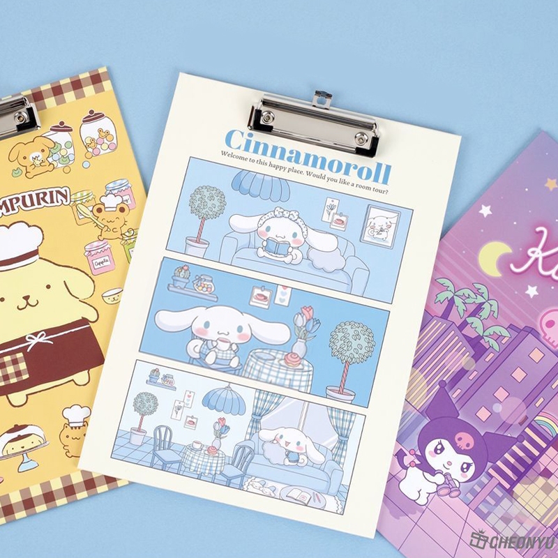 Sanrio A4 Clip Board Hanging Hole Writing Drawing Menu Paper Holder ...