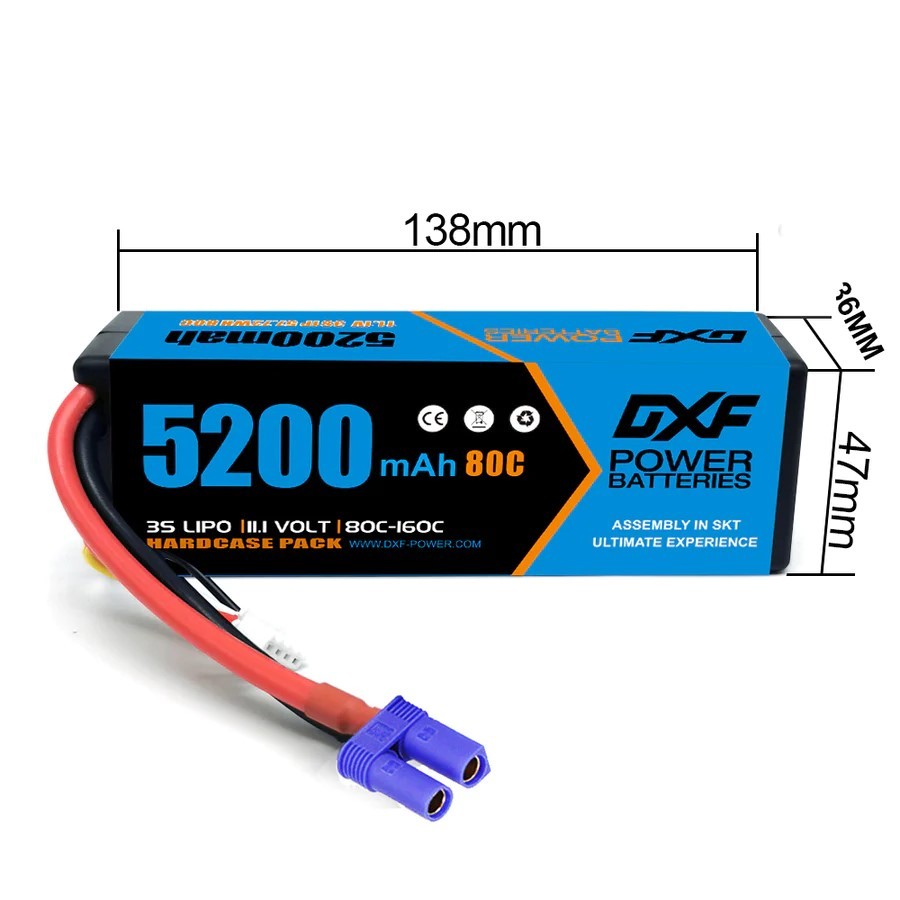 DXF 2S, 3S, 4S & 6S LIPO BATTERY (EC5) | Shopee Singapore