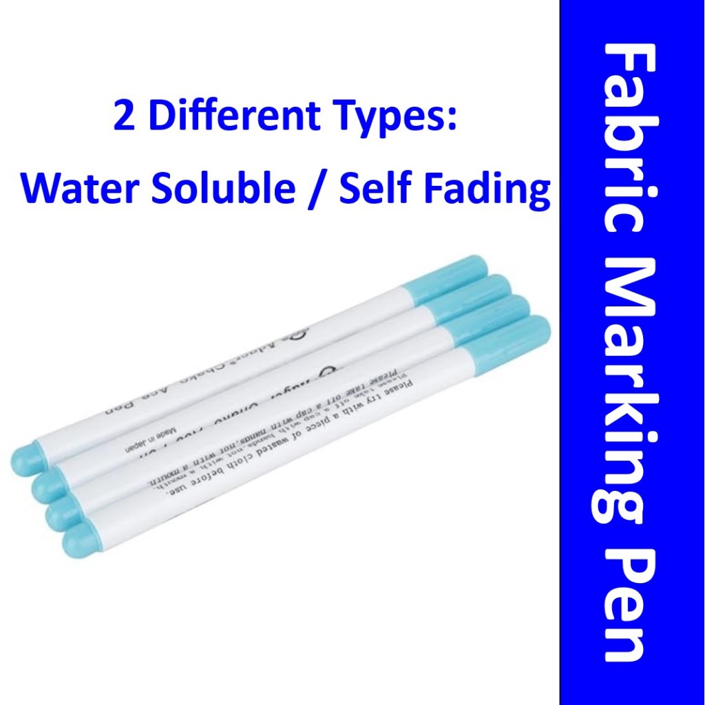 Fabric Pen ️ Water Soluble Pen ️ Water Erasable Pen ️ Fabric Marking ...