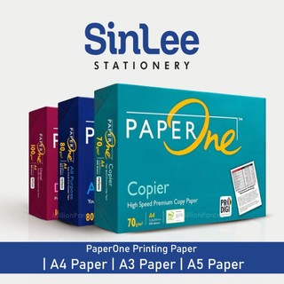 [1Reams 500 Sheets] PaperOne Printing Paper Premium Quality | A4 Paper ...