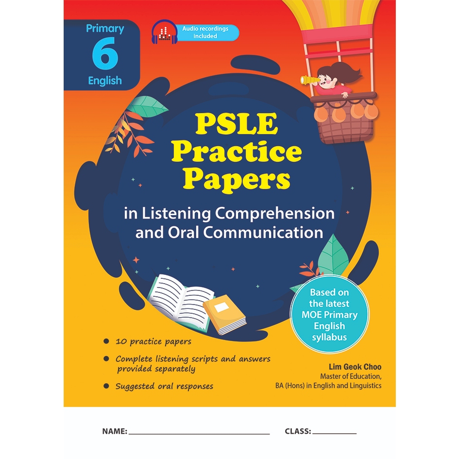 Primary 6 Practice Papers in Listening Comprehension and Oral ...