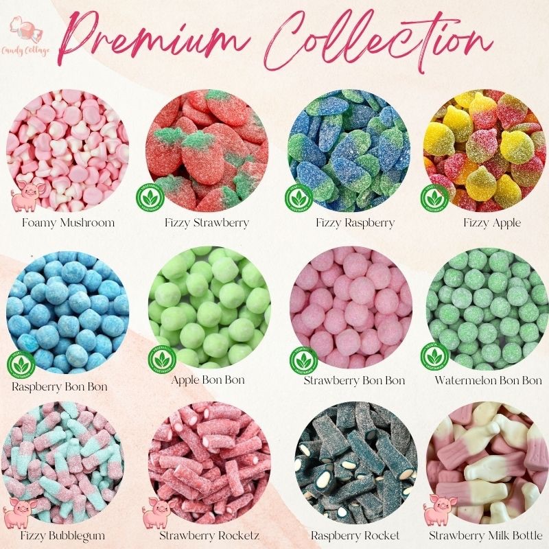 Candy Cottage Premium Range - Vegan Gummy, Liquorice, Halal Gummy ...