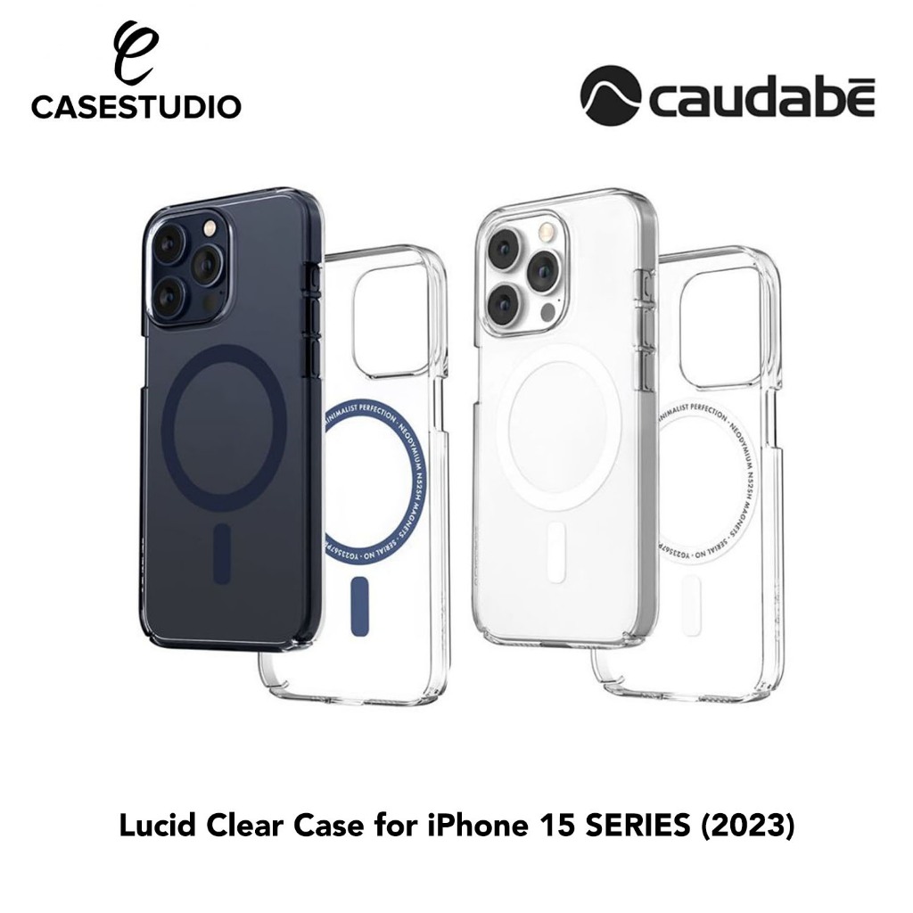 Caudabe Lucid Clear Case for iPhone 15 SERIES (2023) | Shopee Singapore