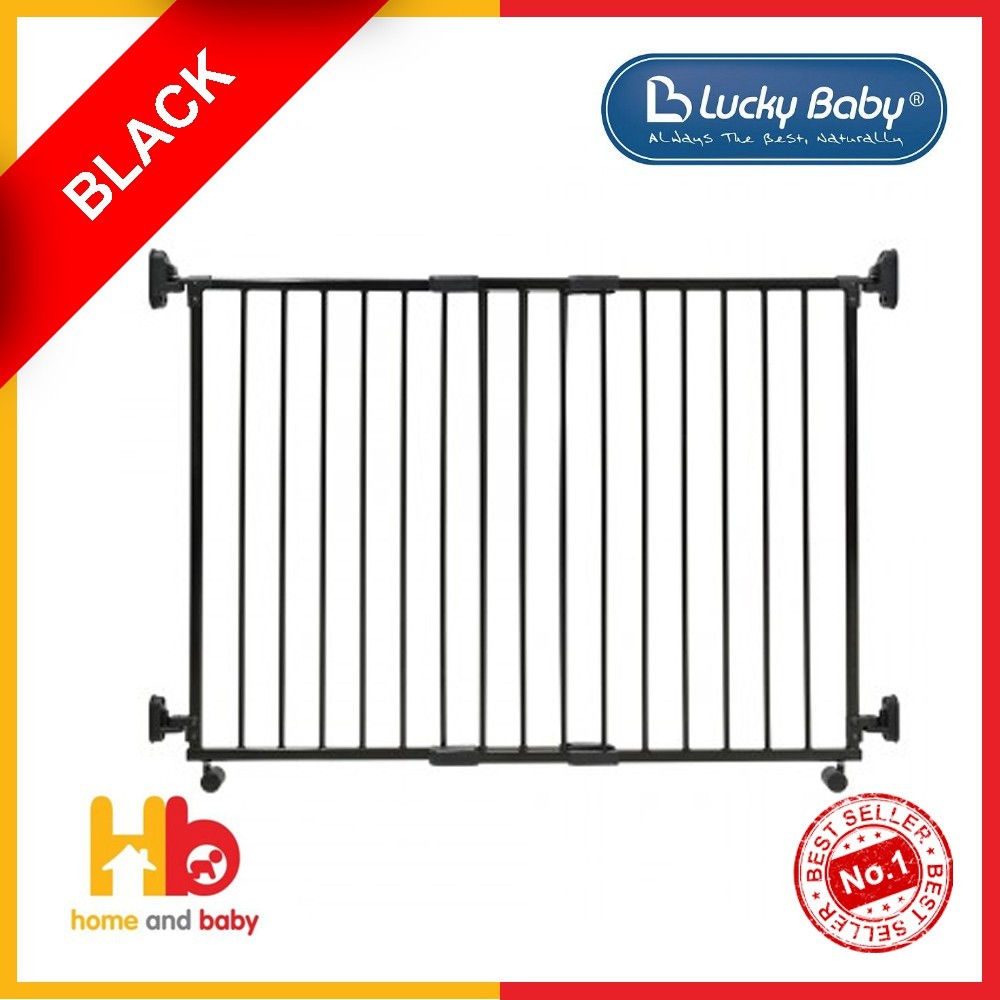 Lucky Baby SG-86 Smart System™ Extendable Gate On Wheel (Need to drill ...