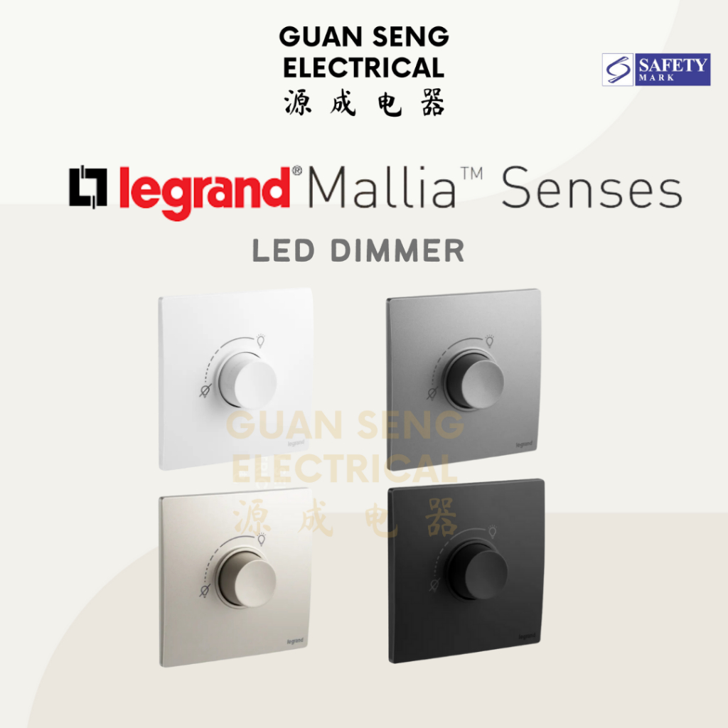[SG Seller] Legrand Mallia Senses Rotary Dimmer RLC+LED for Lighting ...