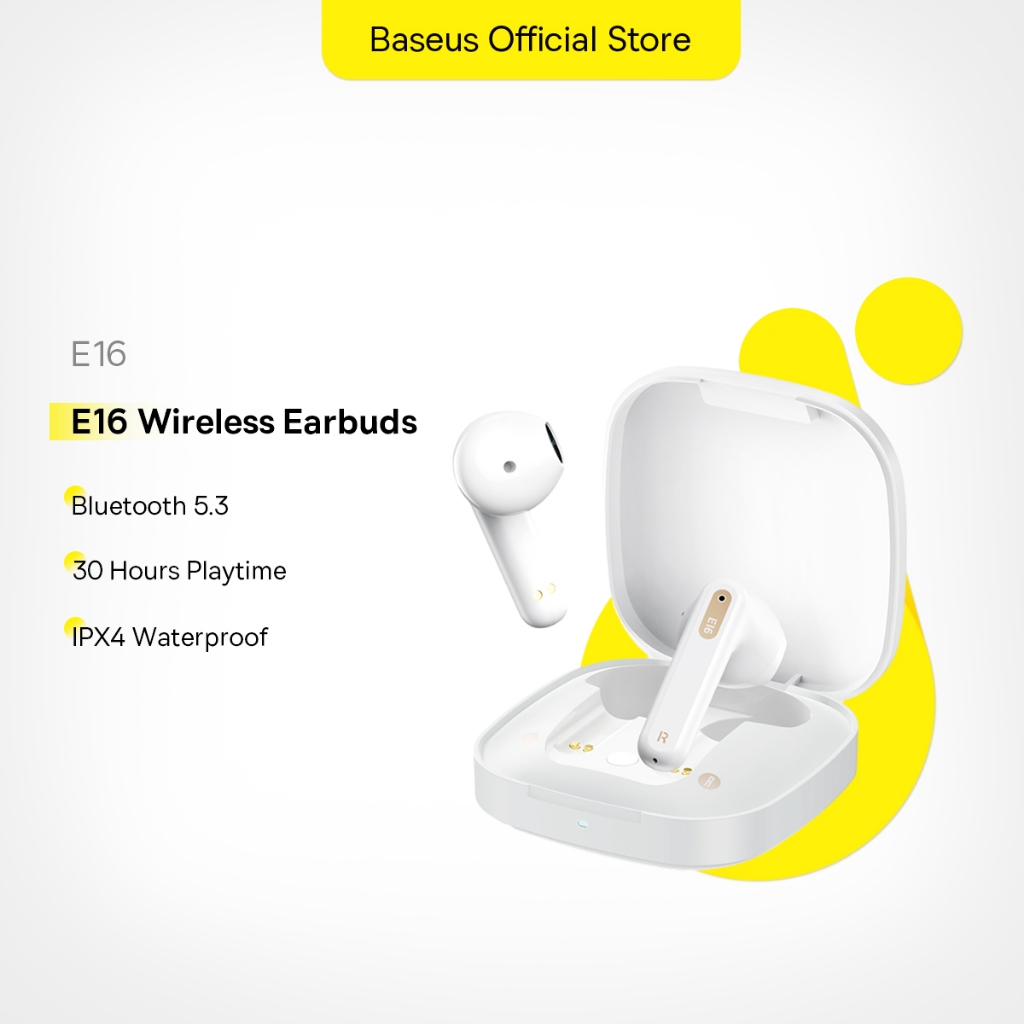 Baseus TWS E16 Wireless Earphones Bluetooth Hearphones Sport Earbuds ...