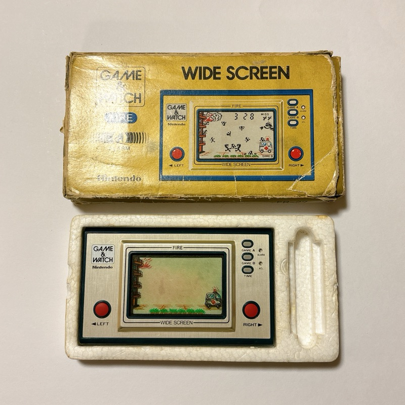NINTENDO GAME AND & and WATCH Fire Wide Screen 1981 Direct From Japan ...