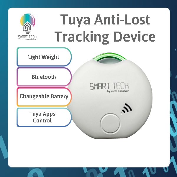 ( Local Stock ) Tuya Smart Tag Tracking Device GPS Locator Key Finder ...
