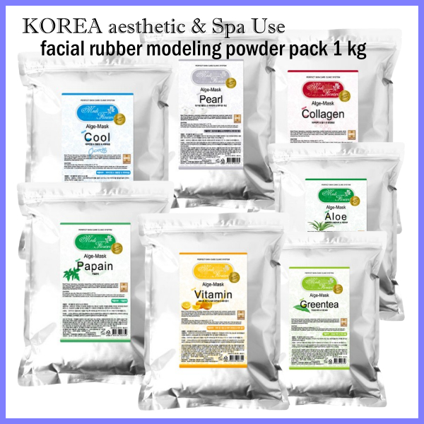 KOREA [Aesthetic & Spa Use] facial rubber modeling powder pack 1 kg ...