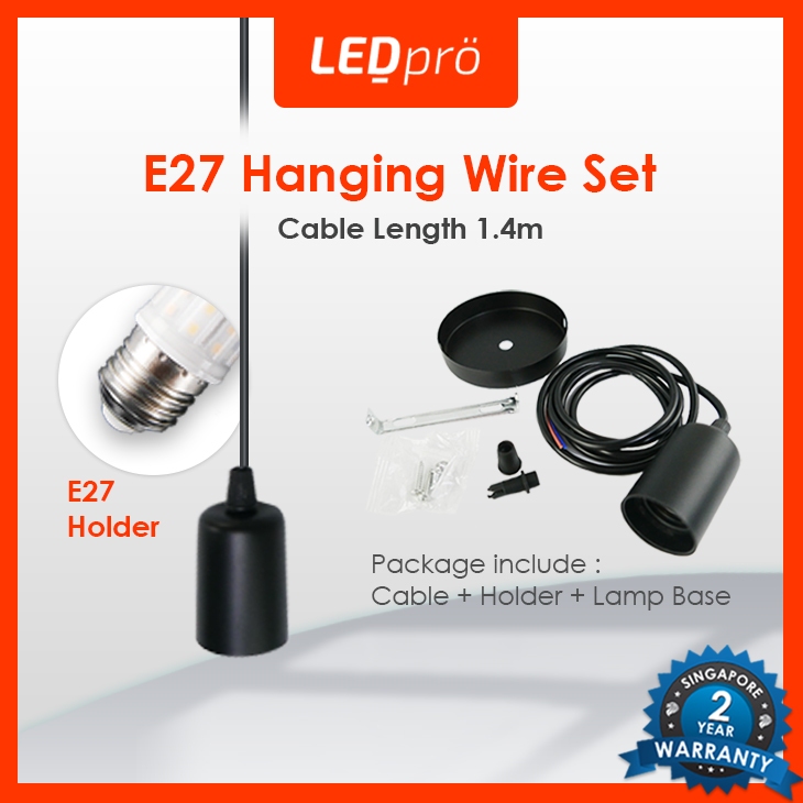 LED PRO LED LIGHT Hanging Light E27 Holder Type Light -- Wire is 1.4 ...