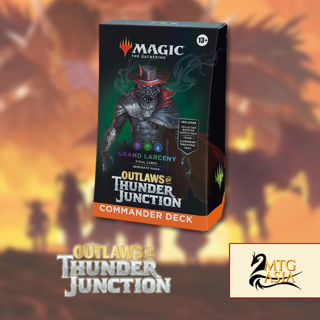 Outlaws of Thunder Junction "Grand Larceny" Commander Deck English ...