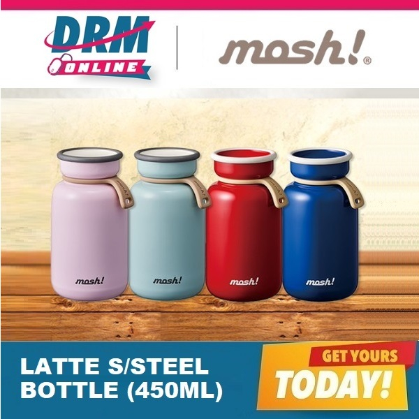 Official Distributor | Mosh! LATTE S/Steel Bottle (450ml) UP$42.90 | Shopee Singapore