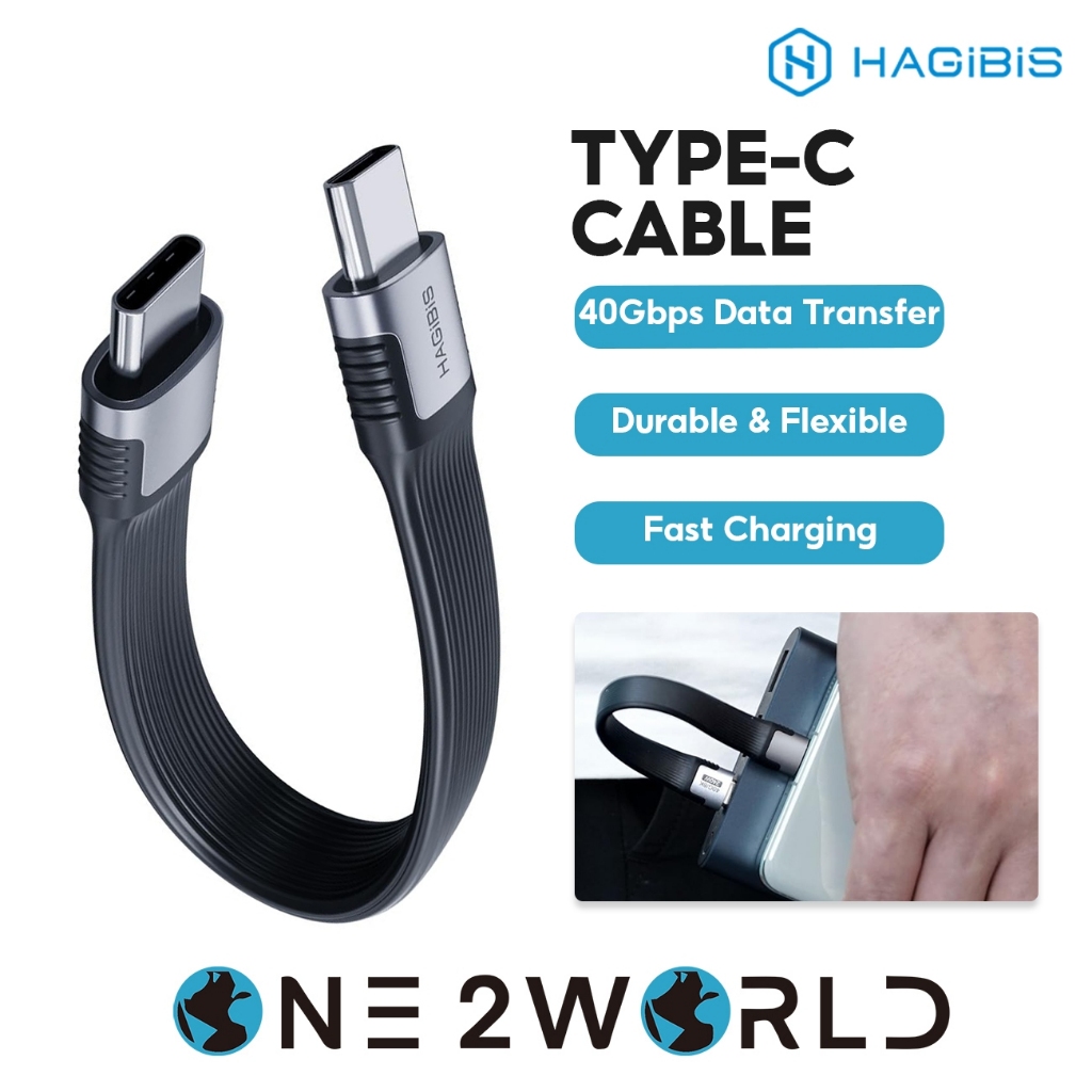 HAGIBIS UCD4: Ultimate Type-C All-in-One Cable - USB4, 40Gbps Data ...