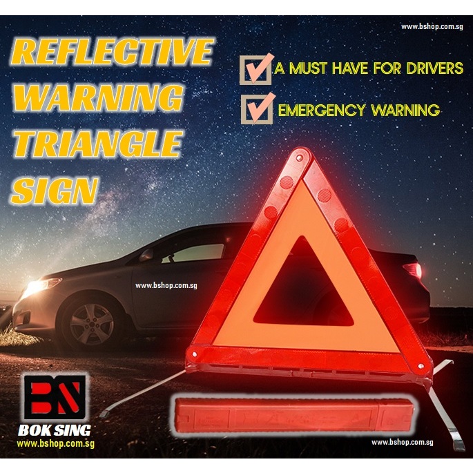 TRIANGLE BREAKDOWN SIGN/ SAFETY TRIANGLE SIGN/ EMERGENCY TRIANGLE SIGN ...