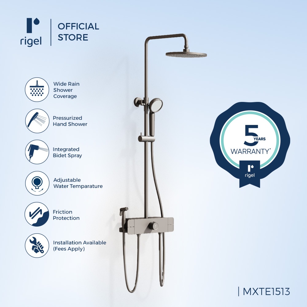 RIGEL Maestro Rain Shower Set MXTE1513 | Shopee Singapore