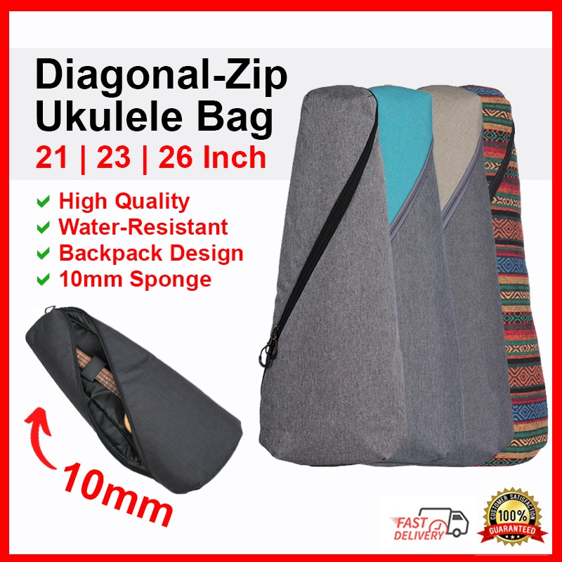 Ukulele Bag (UB-87) 10mm Sponge for Ukulele 21 23 26 Inch 寸 Soprano ...
